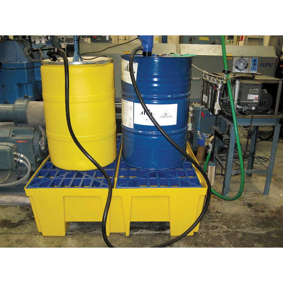 Injection Molded Spill Pallet, Sump Capacity 128.9 gal – Taylor Visuals